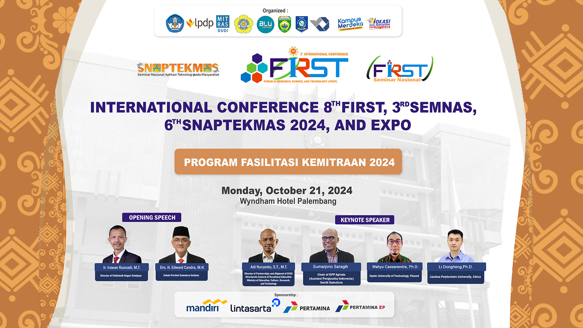 First 2024 – The 8th Conference of FIRST
